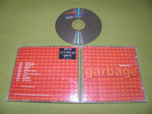 Garbage - Version 2.0 RARE Original 1998 Hed Arzi Label Made In Israel Promo CD | eBay