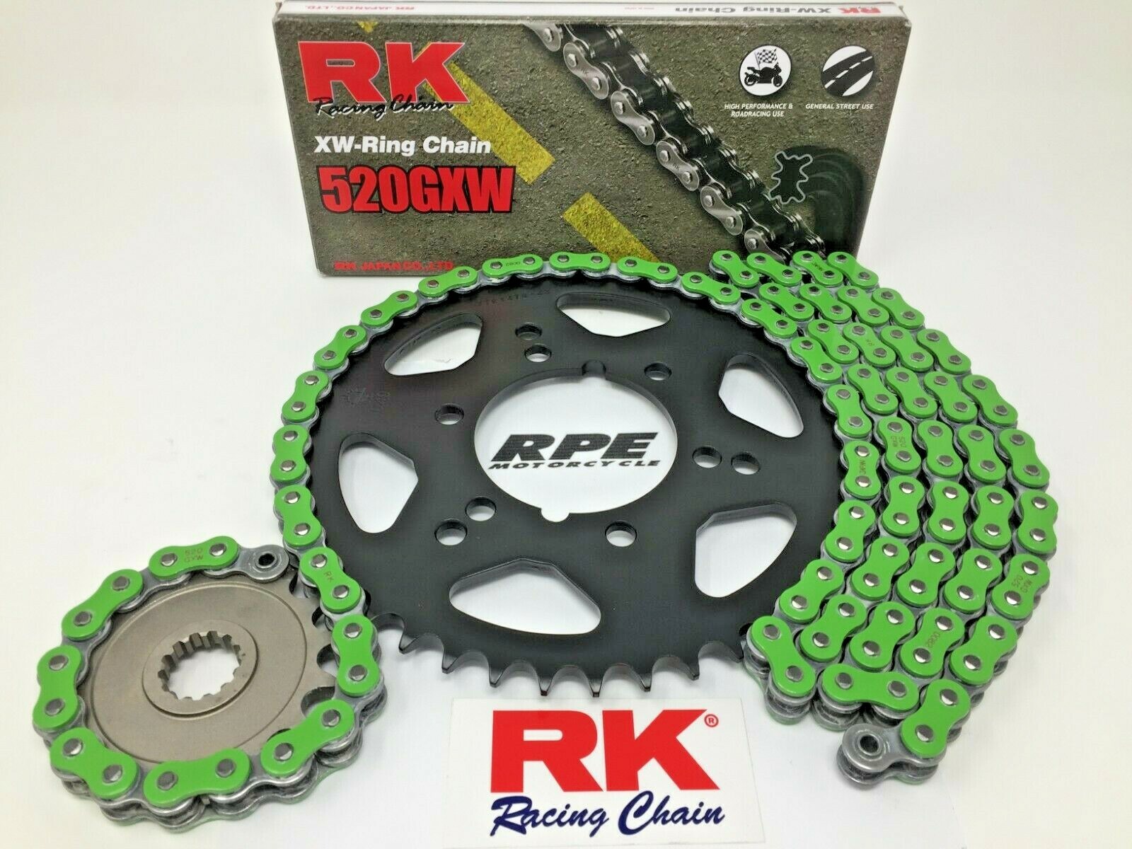 2009-2014 Yamaha YZF-R1 RK ZXW 520 Chain and JT Sprockets Kit | eBay
