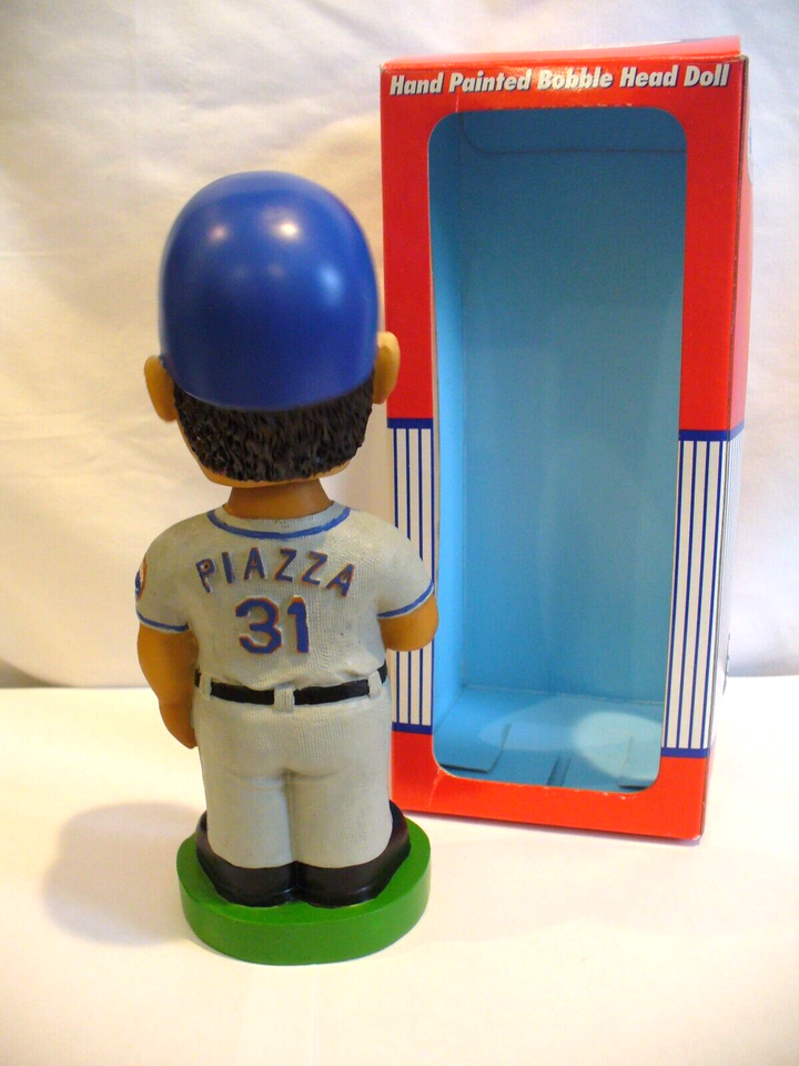 MLB - New York Mets "Mike Piazza" Hand Painted Bobblehead 2001 - NIB ...