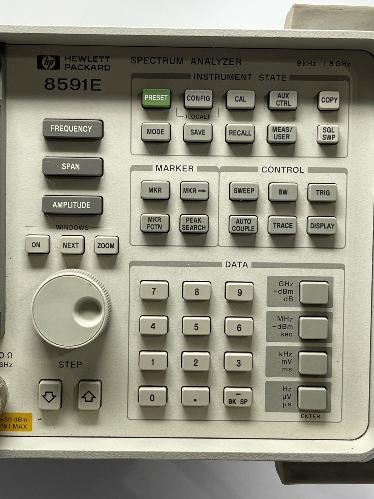 Hewlett Packard 8591E Spectrum Analyzer HP 9kHz - 1.8 GHz | eBay