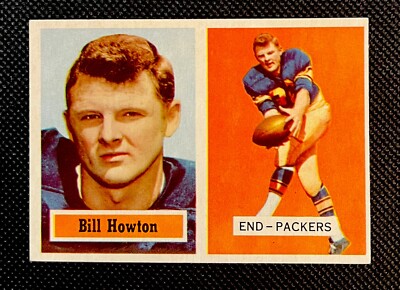 1957 Topps Bill Howton NR-MINT Or Better Green Bay Packers #33 | eBay