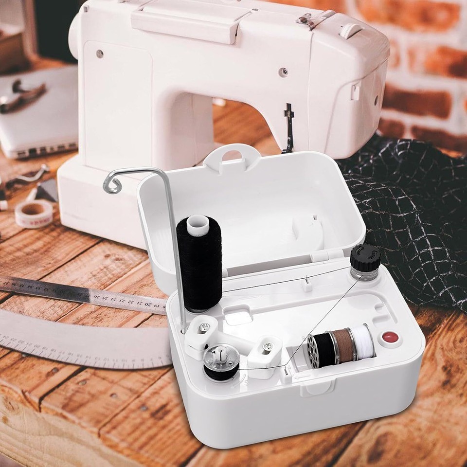 Electric Bobbin Winder Portable Automatic Bobbin Winder for Sewing ...