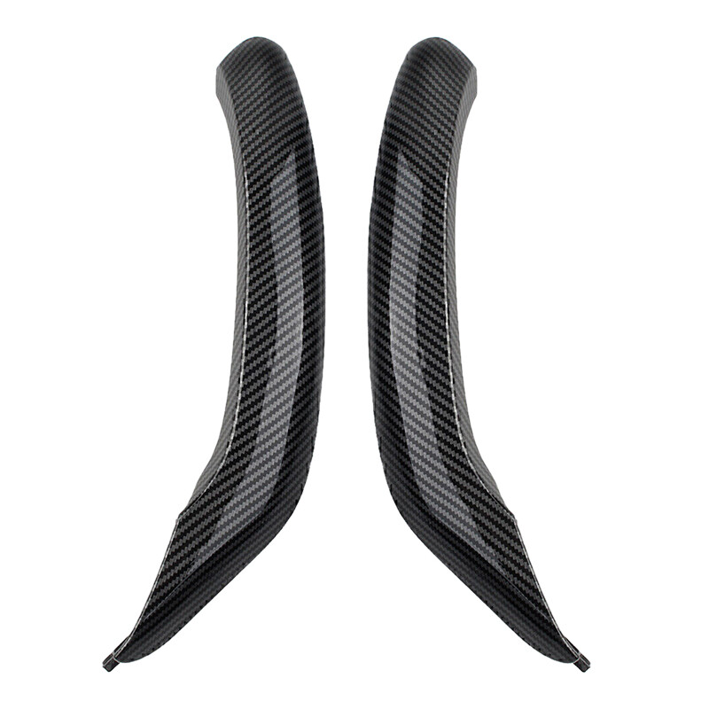 1Pair Carbon Fiber ABS Inner Door Pull Handle Trim Fit for BMW F25 F26 ...