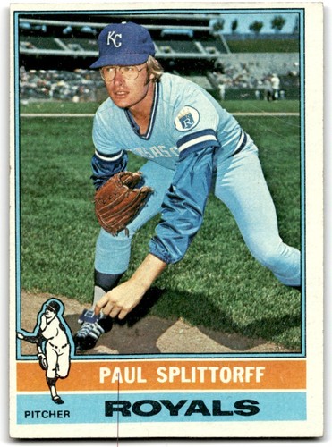 1976 Topps Paul Splittorff . Kansas City Royals #43 | eBay