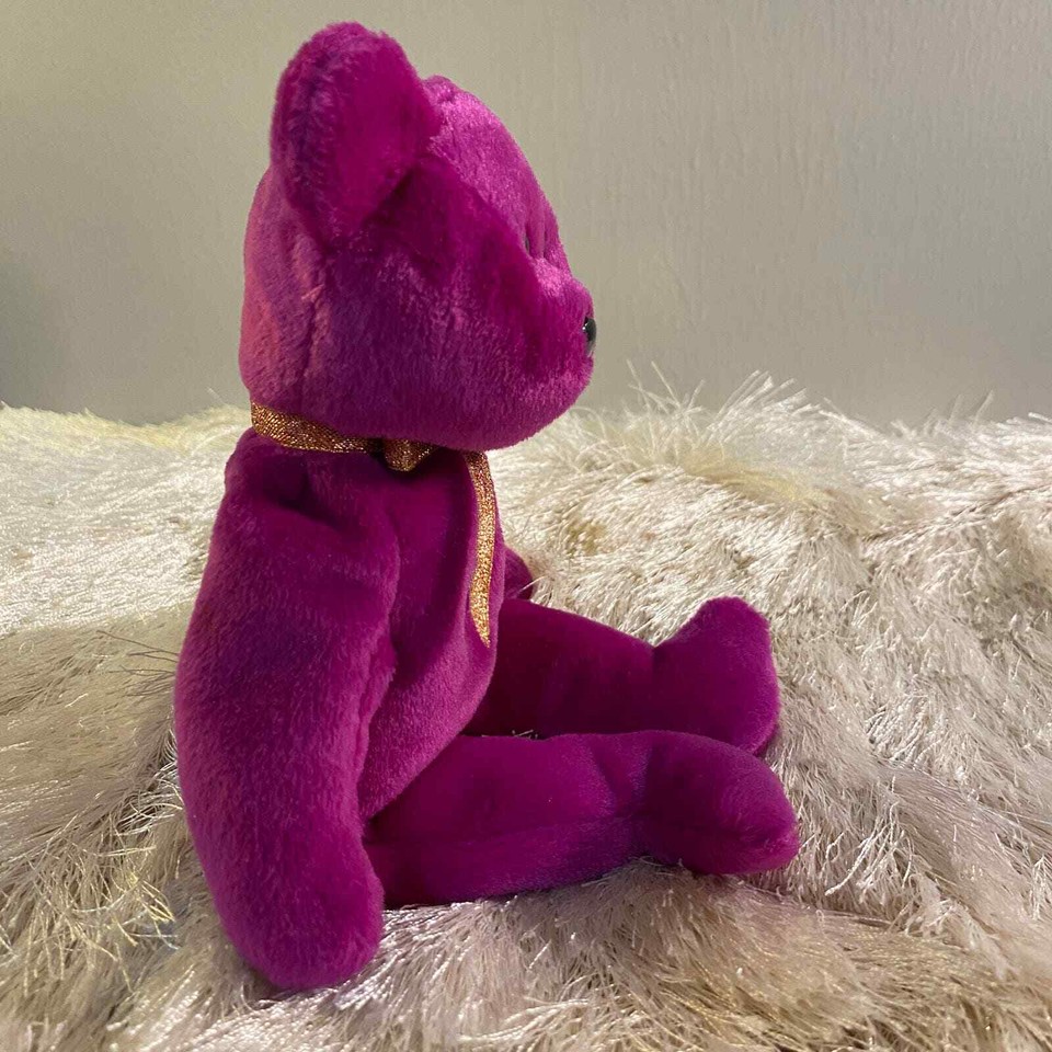 RARE Ty Beanie Baby Bear Millennium 🎊 name spelled wrong! Major ERROR 🧸 ...