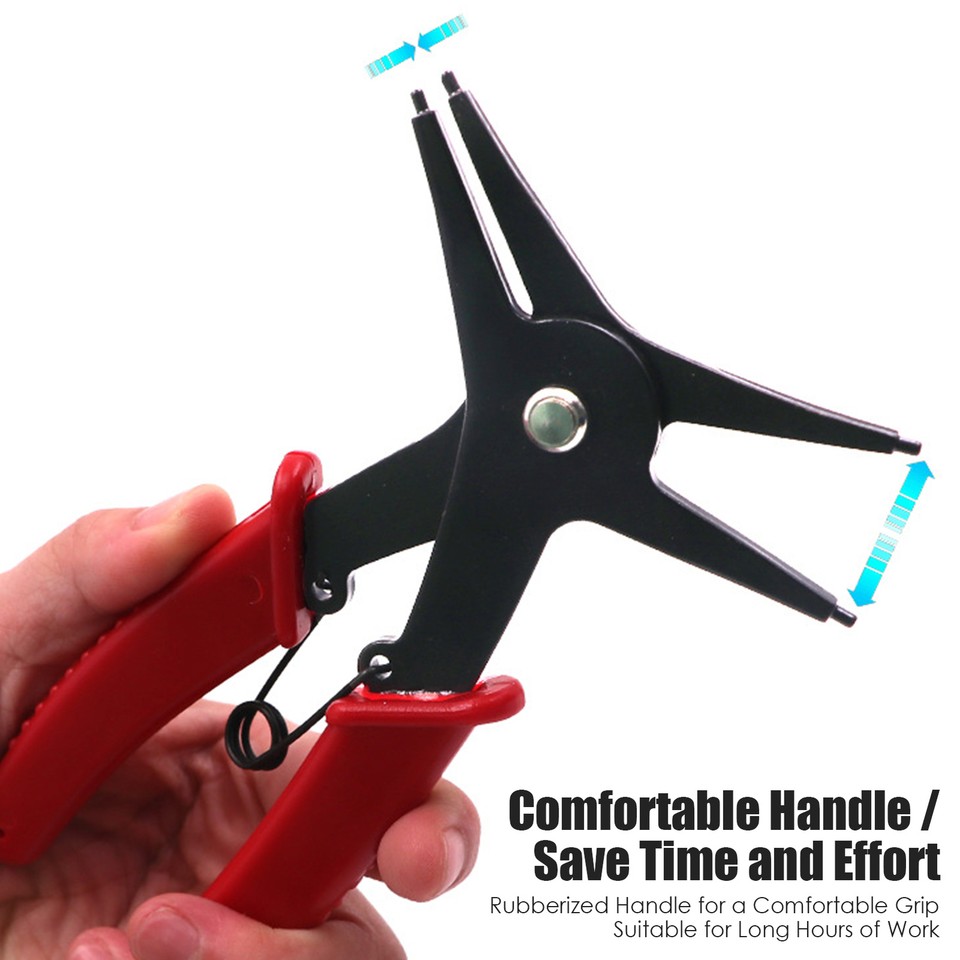 Circlip Plier Snap Ring Removal Tool Dual Purpose Circlip Pliers Snap ...
