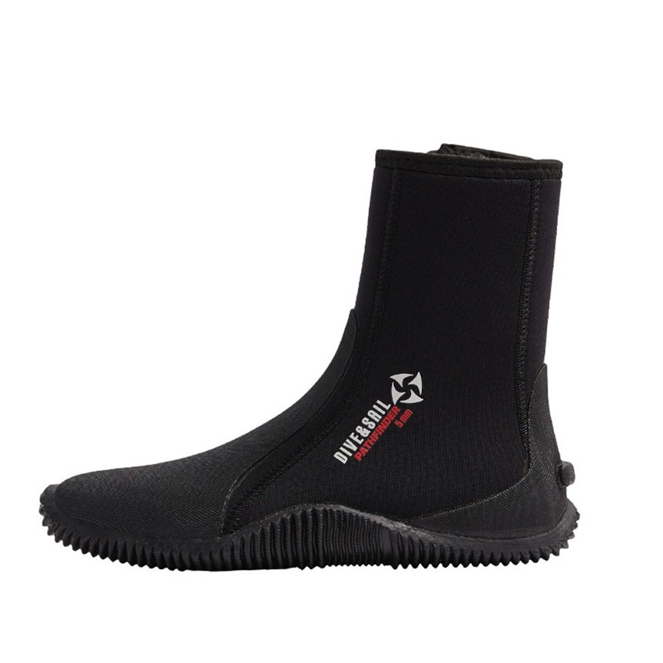 Neoprene Dive Booties 5mm with Ankle Zip for All Water Sports ...