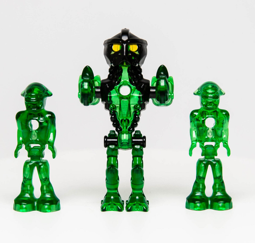 (Lot of 3) Lego Mars Mission ALIEN & COMMANDER Minifigures (mm001 mm010 ...