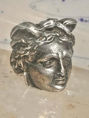 Face ring Mercury Greco Roman Classical face band size 7.50 sterling ...