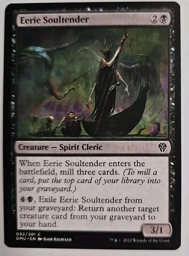 MTG Magic The Gathering Card Eerie Soultender Creature Spirit Cleric ...