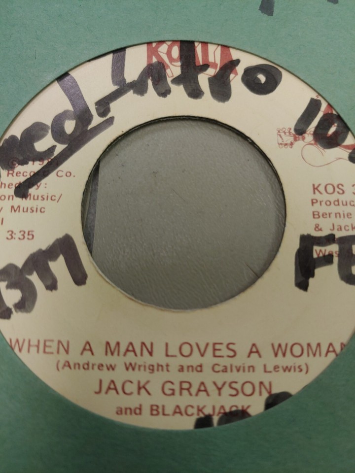 JACK GRAYSON A LITTLE TEAR 7" VINYL 45RPM RARE OOP VERY GOOD | eBay