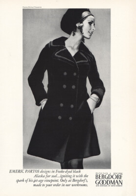 1967 Bergdorf Goodman: Emeric Partos Vintage Print Ad | eBay
