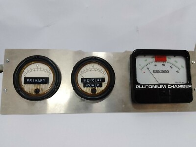 Back to the Future BTTF Plutonium Gauges Prop Replica Time Machine | eBay