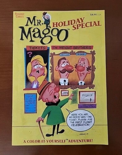 Airwave Mr. Magoo Holiday Special, Coloring Comic/ Color Comic 2003 | eBay