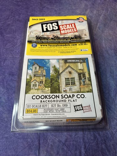 FOS Scale Models Cookson Soap Co. HO Scale Kit #069 | eBay