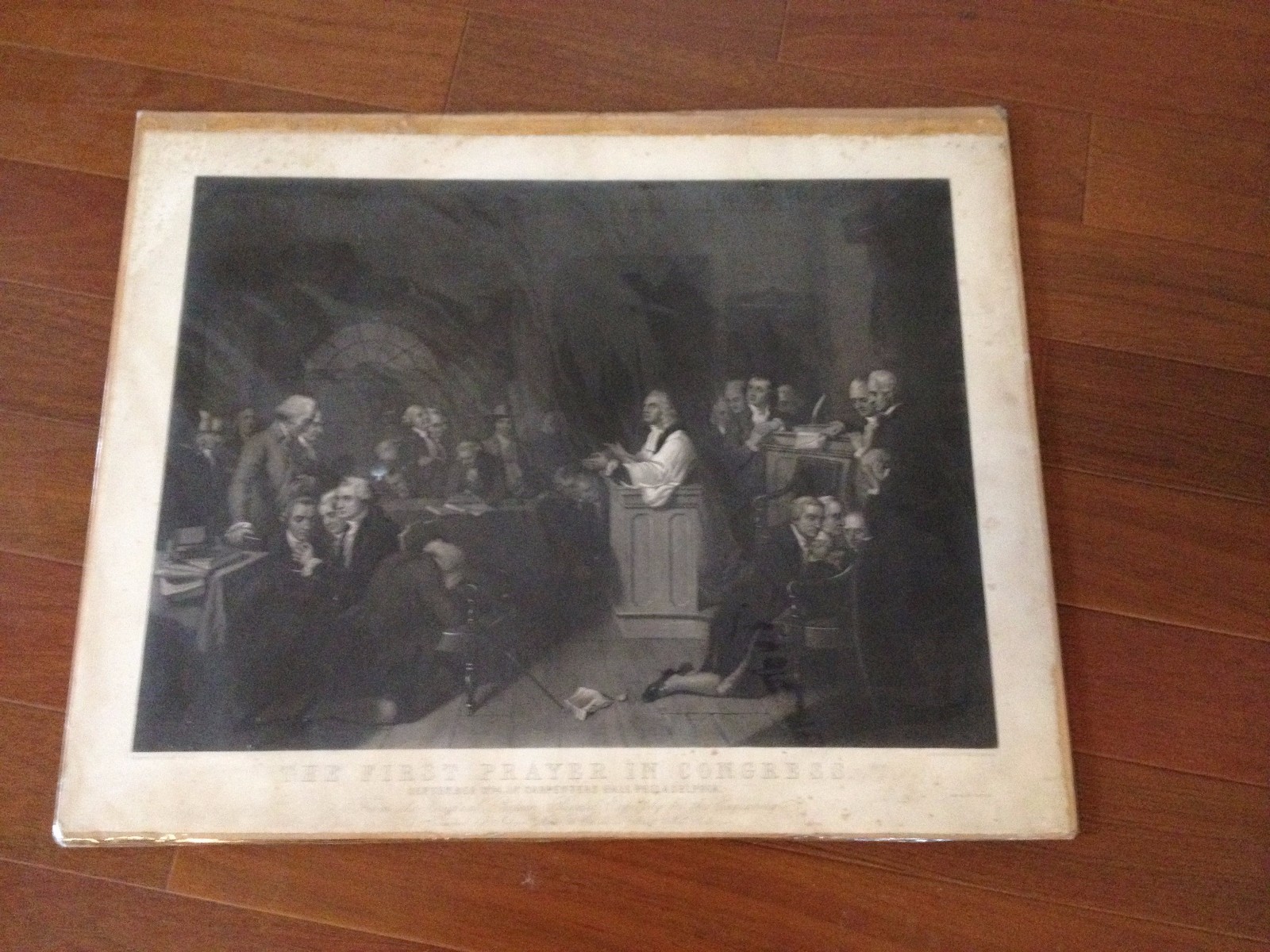 The First Prayer in Congress (September 1774) Carpenters Hall ...