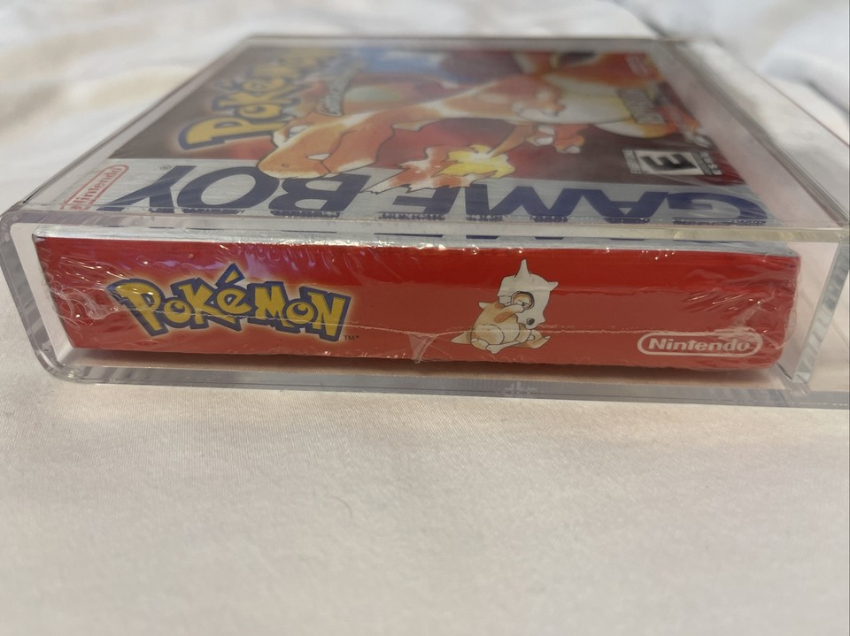 Pokemon Red Nintendo Game boy factory sealed USA Brand New h-seam GB ...