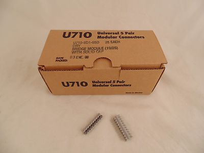 3M U710-BD1-5SD Bridge Module 19/26 Dry w/Solid Cap Box of 25 NEW 28-5 ...