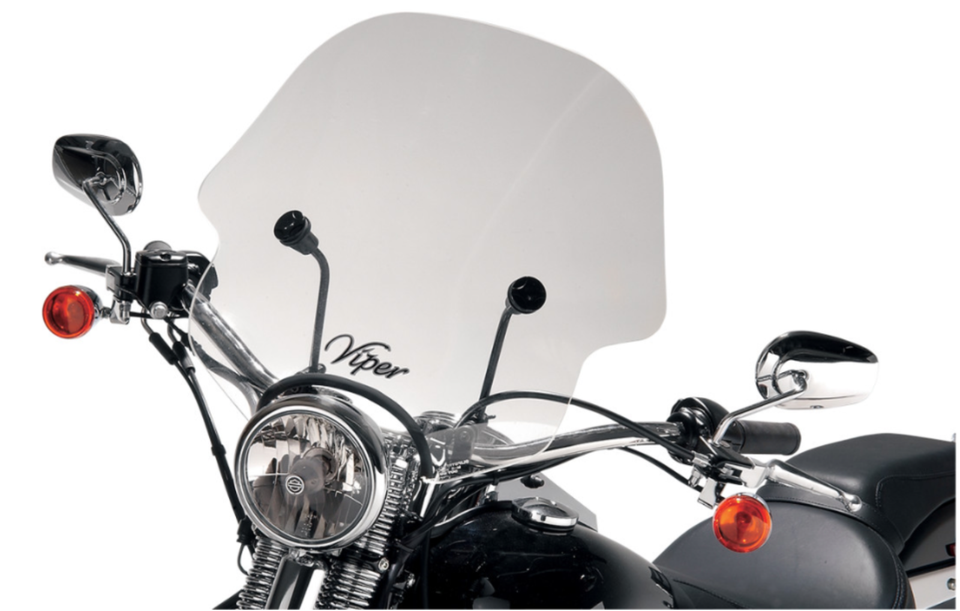 Slipstreamer - SS-10-C - SS-10 Viper Windshield, 1in. & 7/8in - Clear ...