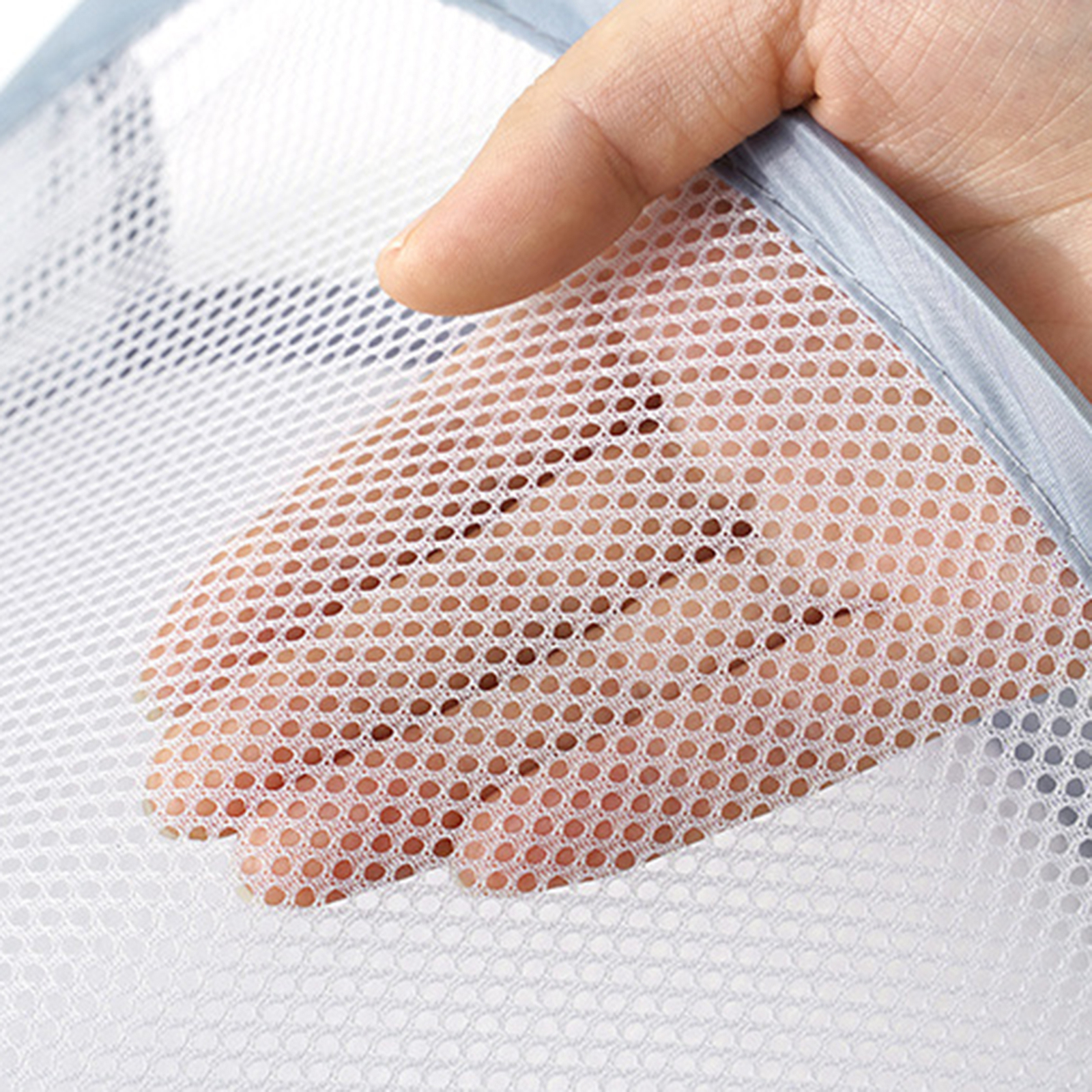 Laundry Bag Washing Folding Mesh Clothes Hamper Household Supplies | eBay