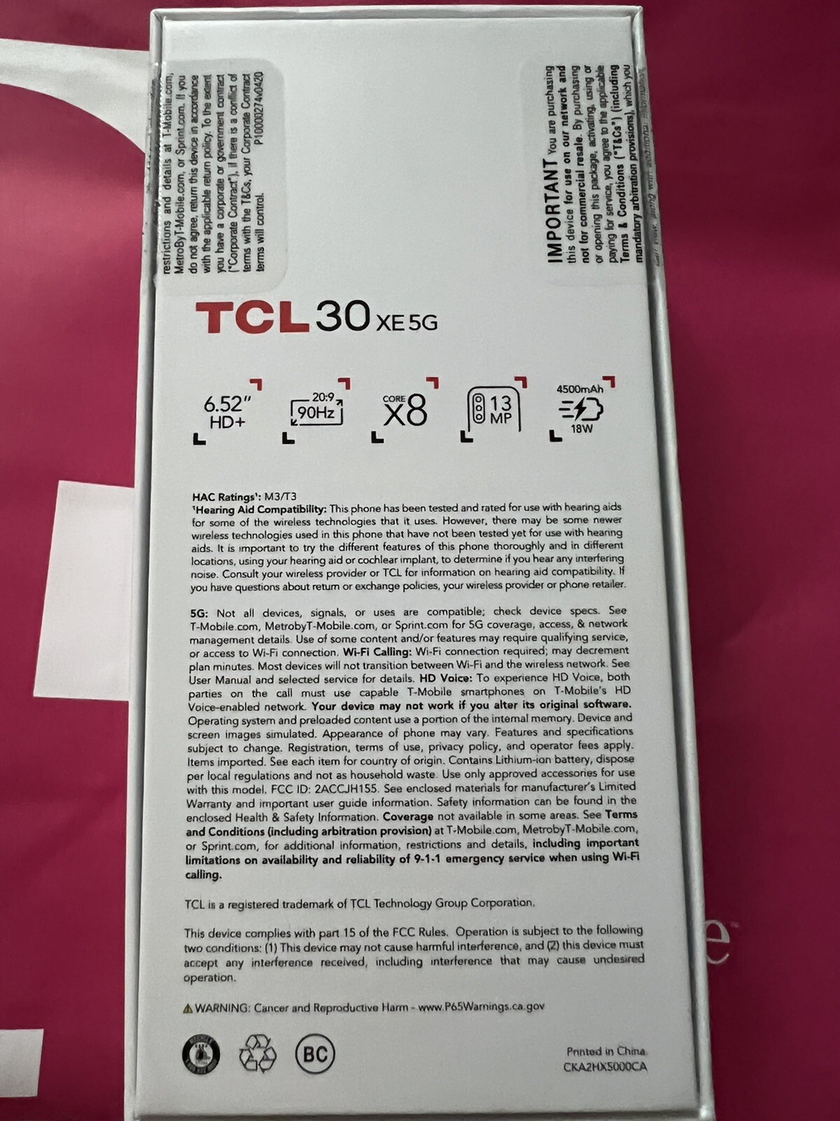 TCL 30XE 5G NXT VISION | eBay