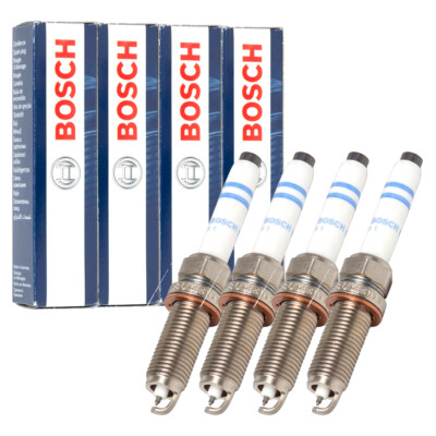 4x BOSCH 0241140537 VA6SIP80 Zündkerze für MERCEDES W176 W177 W246/247 ...