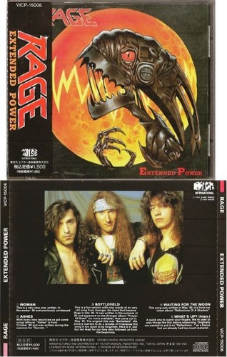 RAGE- Extended Power RARE JAPAN CD +OBI german metal cult BOTTLEFIELD ...