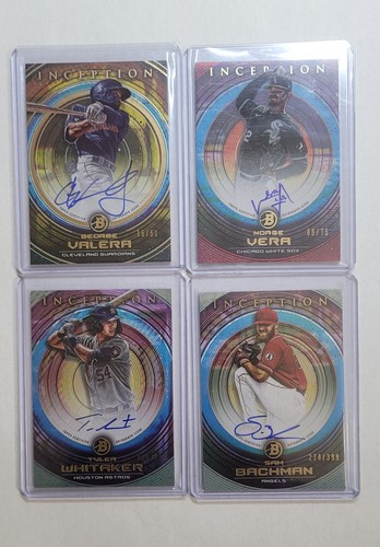 2022 Topps Inception Auto Lot 4 Cards | eBay