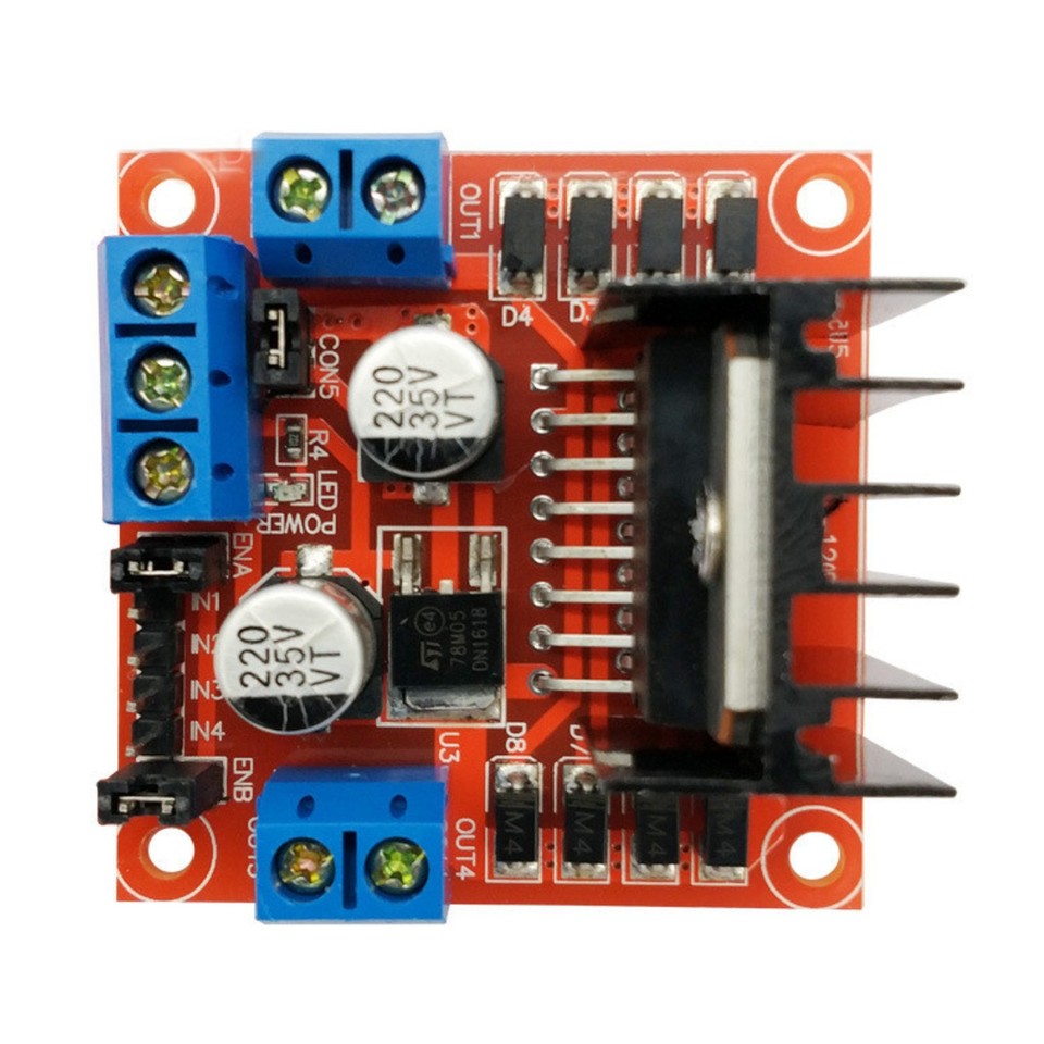 L298N Dual H-Bridge Driver Chip Module PCB Board For Arduino Dual H ...