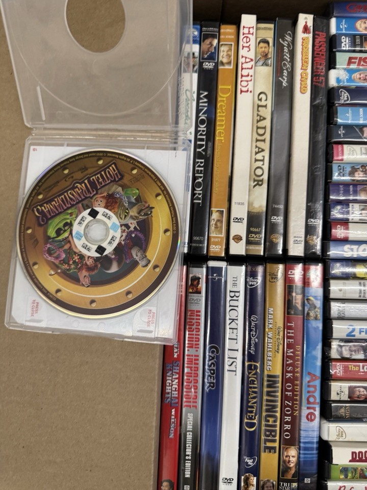 DVD Movies-TV Series Lot of 48 ASSORTED Used - 48 Bulk DVDs Wholesale ...