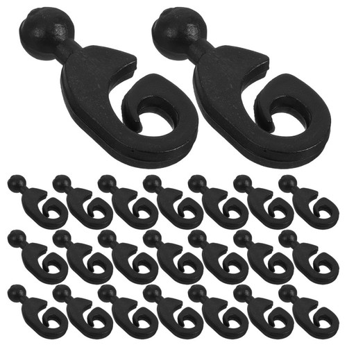 30 Pcs Hanging Clips Hook Hooks for Gazebo Canopy Curtain Fastener | eBay