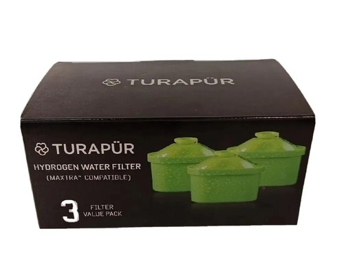 TURAPUR Hydrogen Water 3 Three Filter Value Pack Pitcher Replacement ...