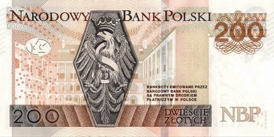 2021 Poland 200 Zlotych Uncirculated Banknote. Two Hundred Zloty Bill ...