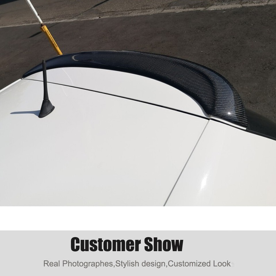 For VW Golf 5 MK5 R32/GTI 2005-2007 Real Carbon Rear Roof Window ...