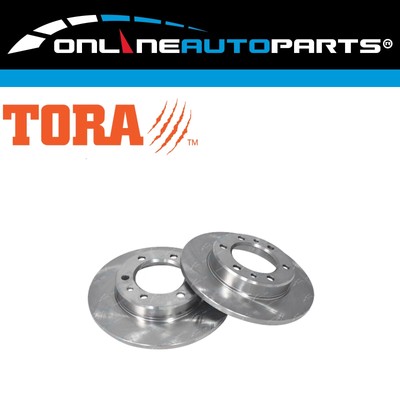 2 Rear Disc Brake Rotors for Volvo V50 2004-2010 FWD AWD | eBay