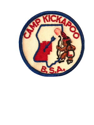 Camp Kickapoo Boy Scout Patch Andrew Jackson Area Council BSA | eBay