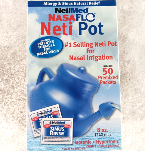 NEW Neil Med Nasal Flo Neti Pot Sealed | eBay