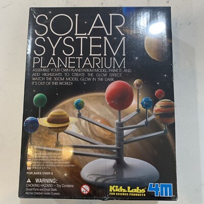 Solar System Planetarium Model Kit Kidz Labs 4M Ages 8+ NEW Homeschool ...