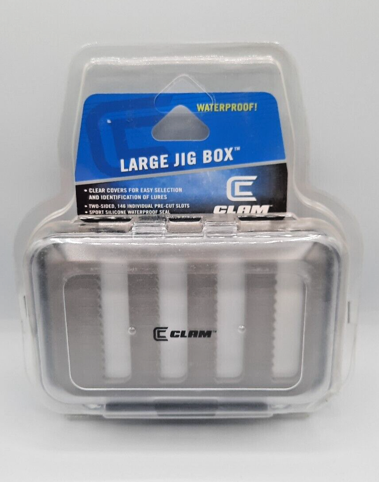 250 Jig Dual Tray Waterproof Jig Box Ice Fishing Tackle Large Box ...