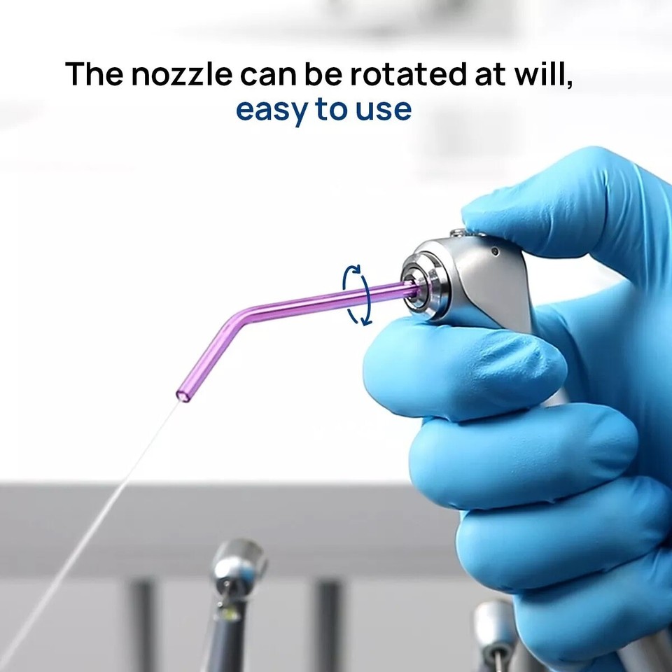 1000Pcs Dental Disposable Spray Nozzle Tubes For 3-Way Air Water ...