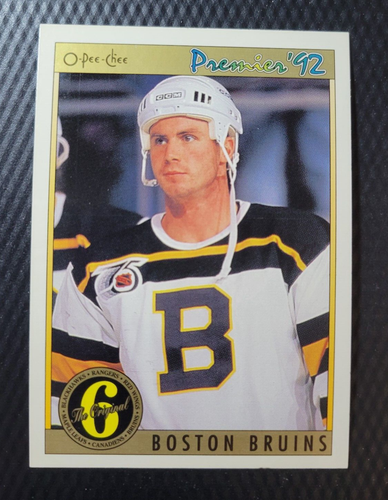 1991-92 O-Pee-Chee Premier PETER DOURIS Boston Bruins ORIGINAL 6 Hockey ...