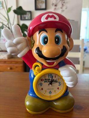 Super Mario World Alarm Clock Nintendo Table Vintage Chat Retro from ...