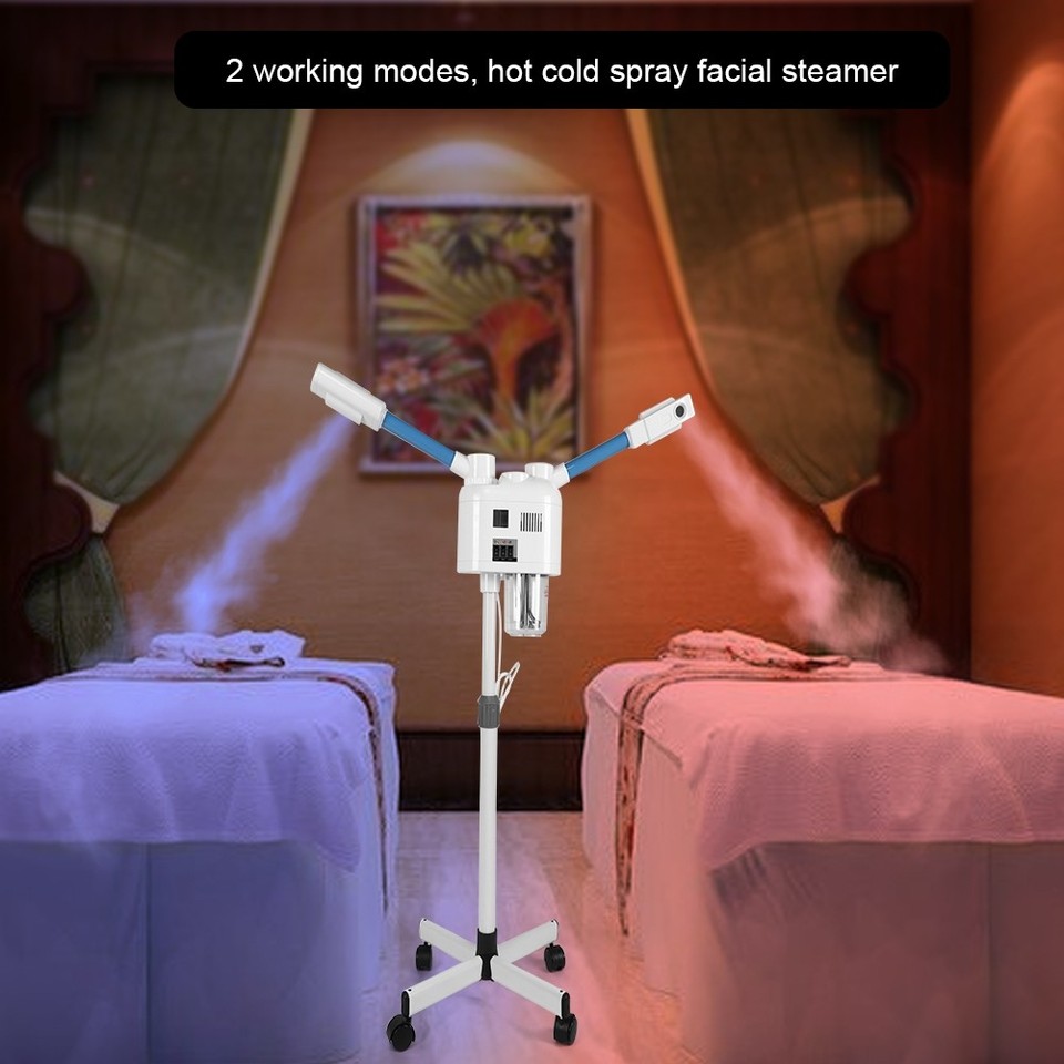 Professional Facial Hot Cold Double Head Mist Spray Nano Facial Salon ...