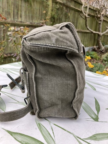 British Army 58 Pattern Kidney Pouches Set Pair Olive Drab Webbing Bags ...