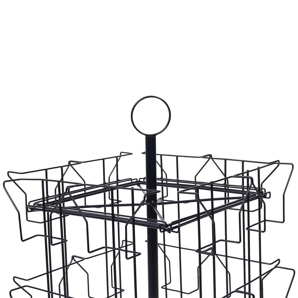 24 Pockets Greeting Card Rack, Display Stand Spinning, Pocket Holder ...