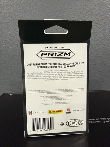 2024 Prizm Football Hanger Box Sealed Green Wave Walmart Exclusive ...