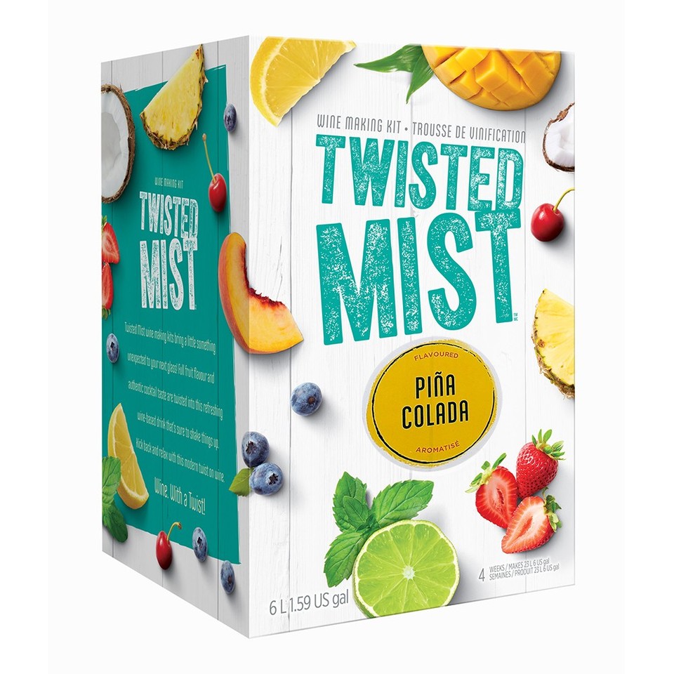 Twisted Mist Piña Colada 6L Wine Ingredient Kit (Limited Release) | eBay
