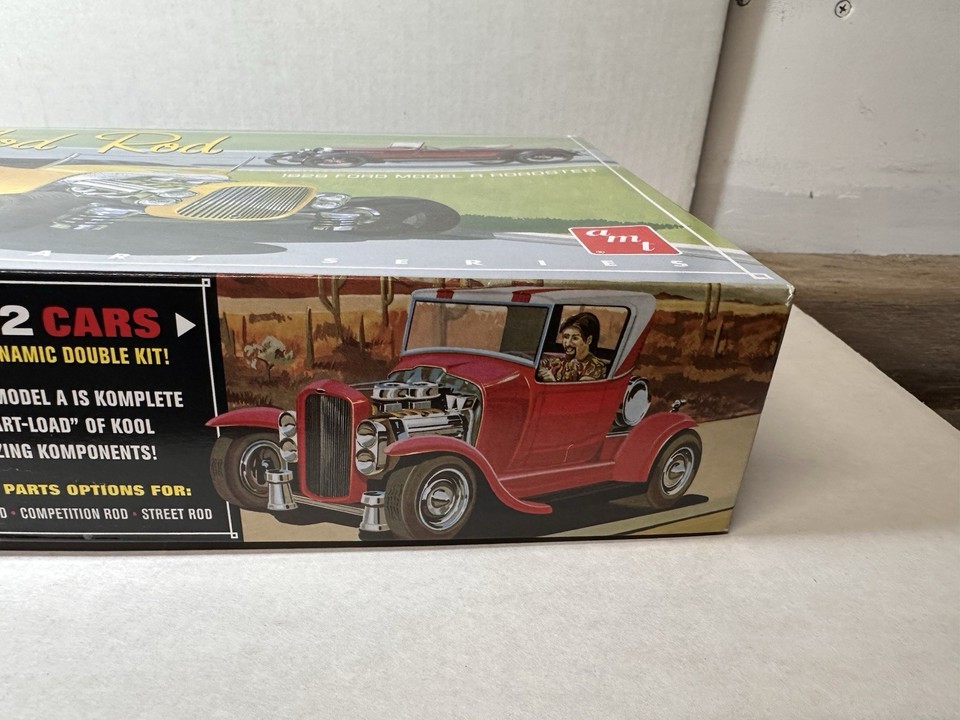 AMT Mod Rod 1929 Ford Model A Roadster 1/25 Model Kit #1000/12 UNBUILT ...