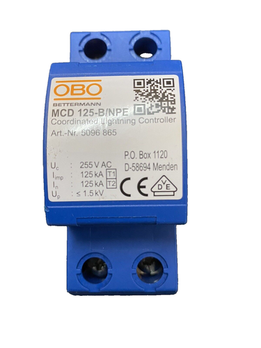 Lightning conductor by OBO Bettermann, Type MCD 125-B/NPE | eBay