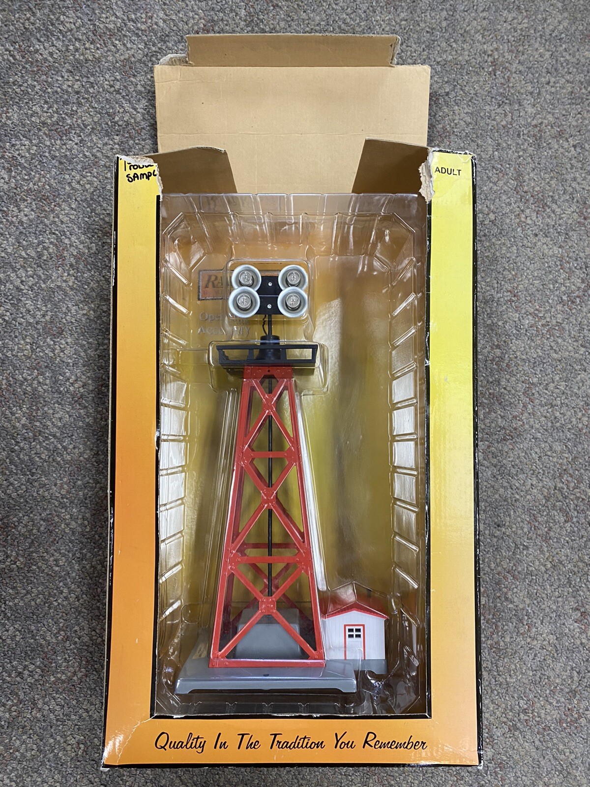+ MTH O Gauge RailKing No. 23774 Floodlight Tower w/ Box 30-9127 *ST | eBay
